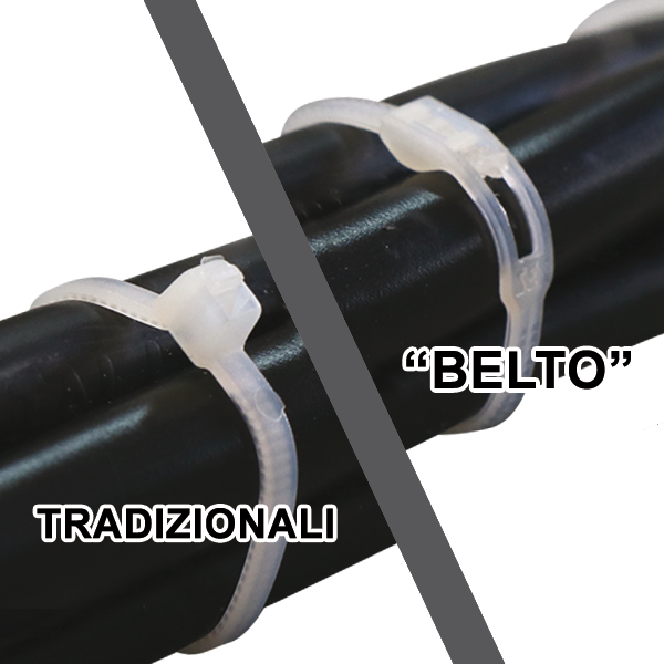 Fascette, legacavi e accessori Fascette in plastica BELTO, a testa ...
