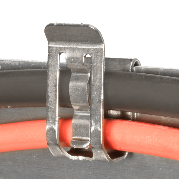 Clip in acciaio inox per cavi e accessori Clip per bordo telaio CMF-2C ...