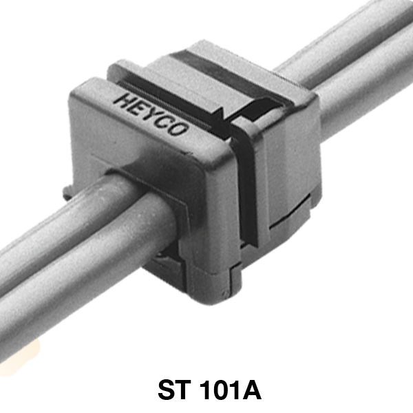 Bloccacavi e accessori Bloccacavi ad innesto, serie HEYCO per foro quadrangolare SR/ST ...